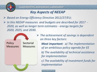 Session 2 - Presentation by the Ministry of Energy of Georgia - Energy ...