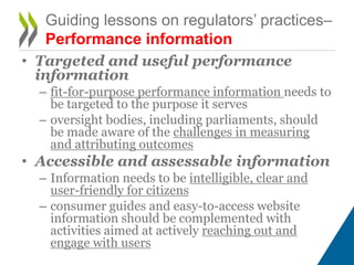 Governance of Regulators’ Practices: Accountability, Transparency, Co ...