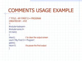 C++ Chapter 3 | PPTX