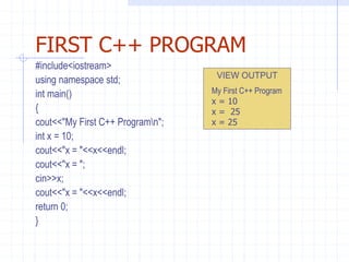 C++ Chapter 3 | PPTX