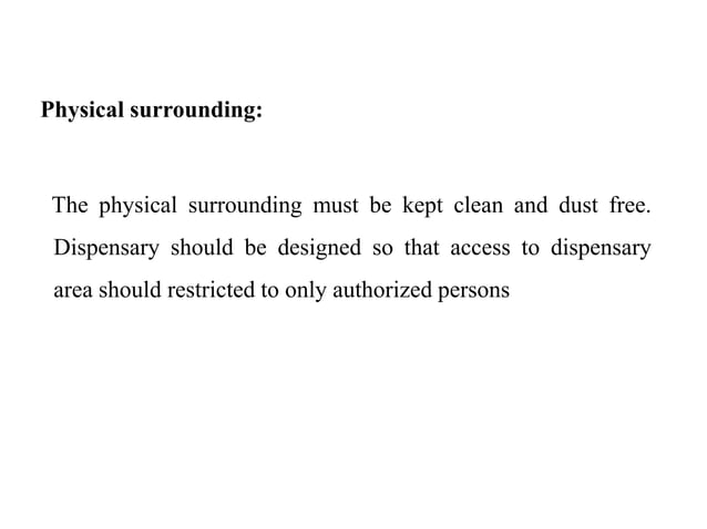 Drug Dispensing Practices | PPTX