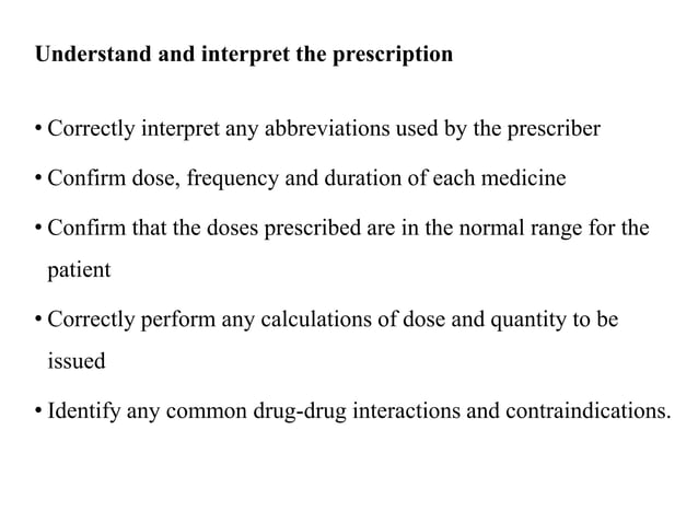 Drug Dispensing Practices | PPTX