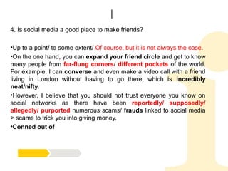 Speaking IELTS Part 1,2,3,4,5 Social Media S3.ppt
