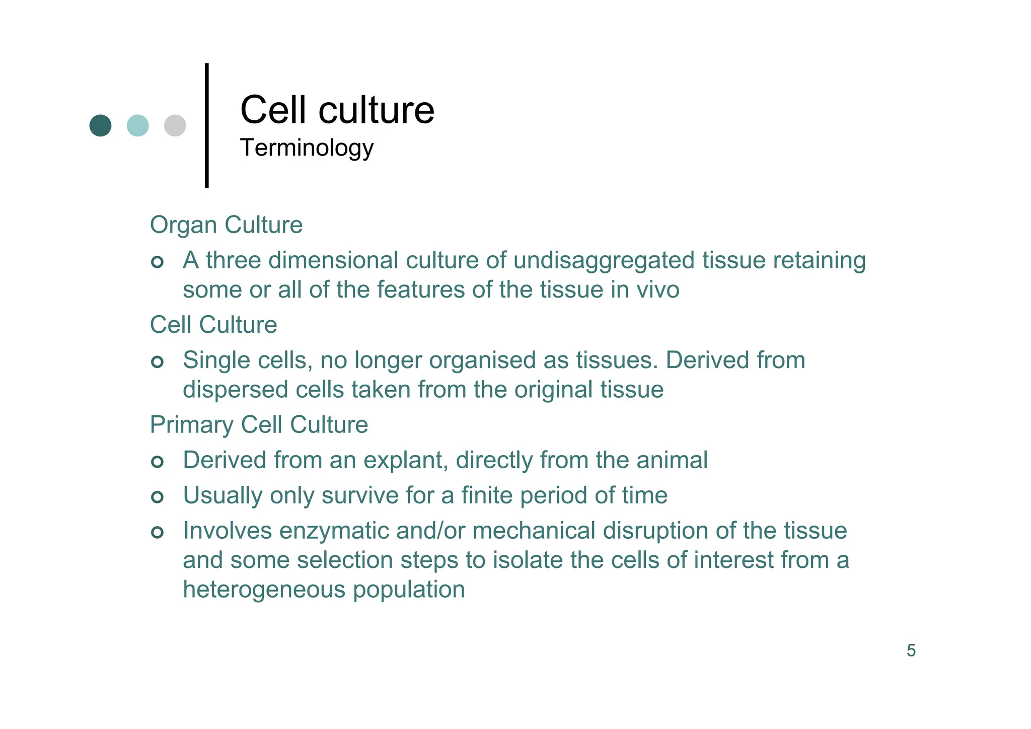 Cell Culture/. its definition and its types | PDF