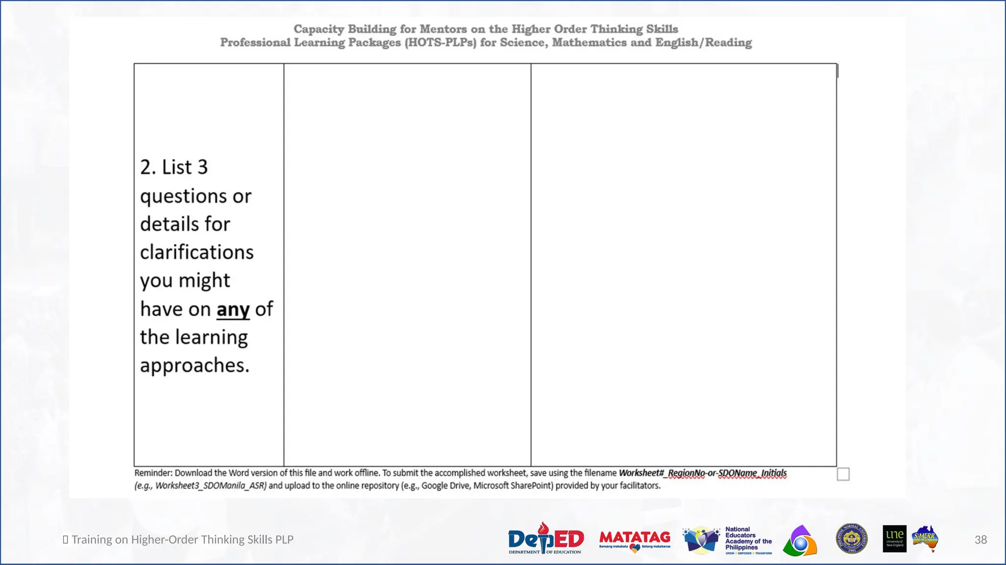 S3- HOTS-PLPs_Supporting Classroom Teaching-Learning through Learning ...