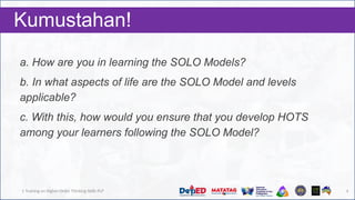 S3- HOTS-PLPs_Supporting Classroom Teaching-Learning through Learning ...