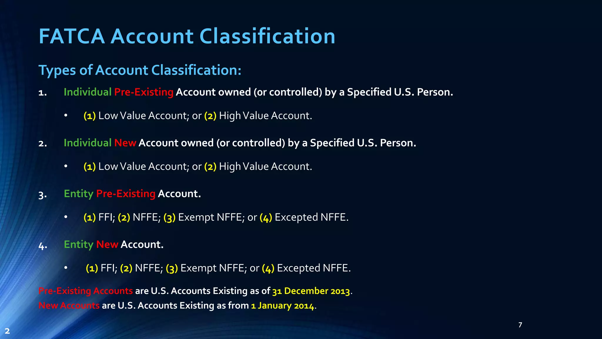 The Three Pillars of FATCA | PPTX