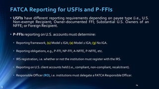 The Three Pillars of FATCA | PPTX