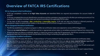 The Three Pillars of FATCA | PPTX