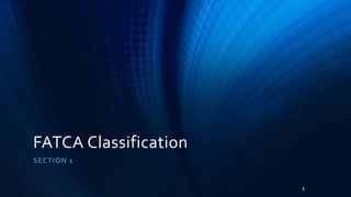 The Three Pillars of FATCA | PPTX