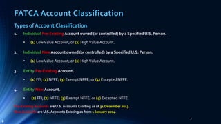 The Three Pillars of FATCA | PPTX