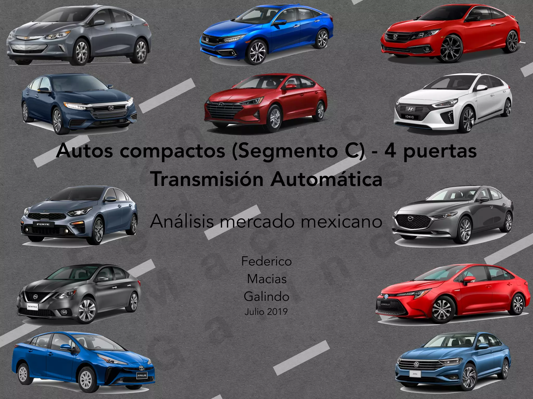 Análisis autos compactos (Segmento C - 4 puertas) con transmisión ...