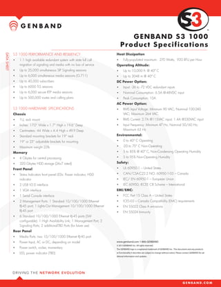 S3 1000 Datasheet | PDF