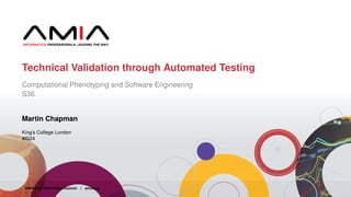 Technical Validation through Automated Testing | PDF