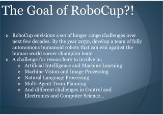 S378 introduction to robocup & soccer simulation | PDF