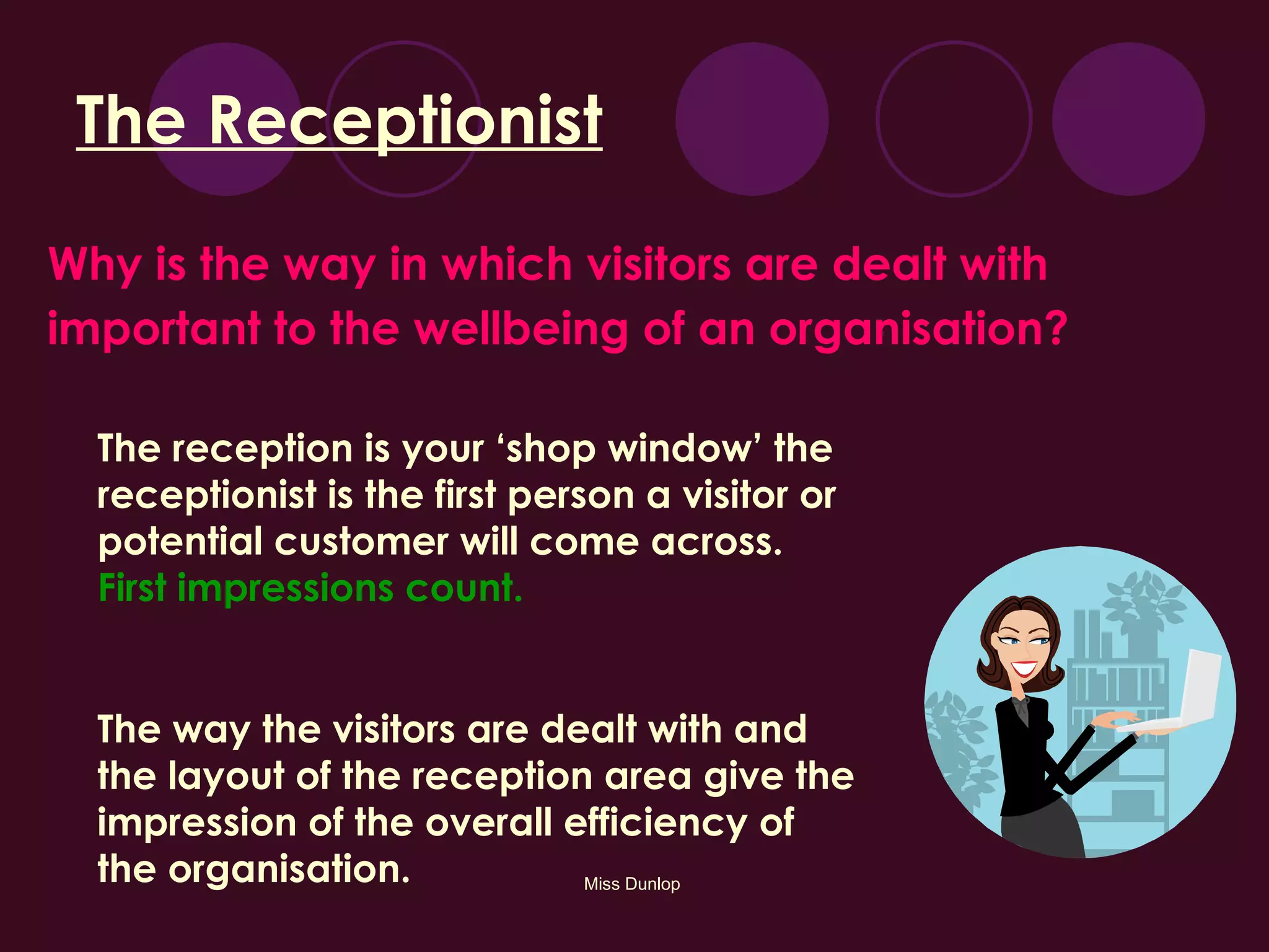 S3 Administration Reception | PPT