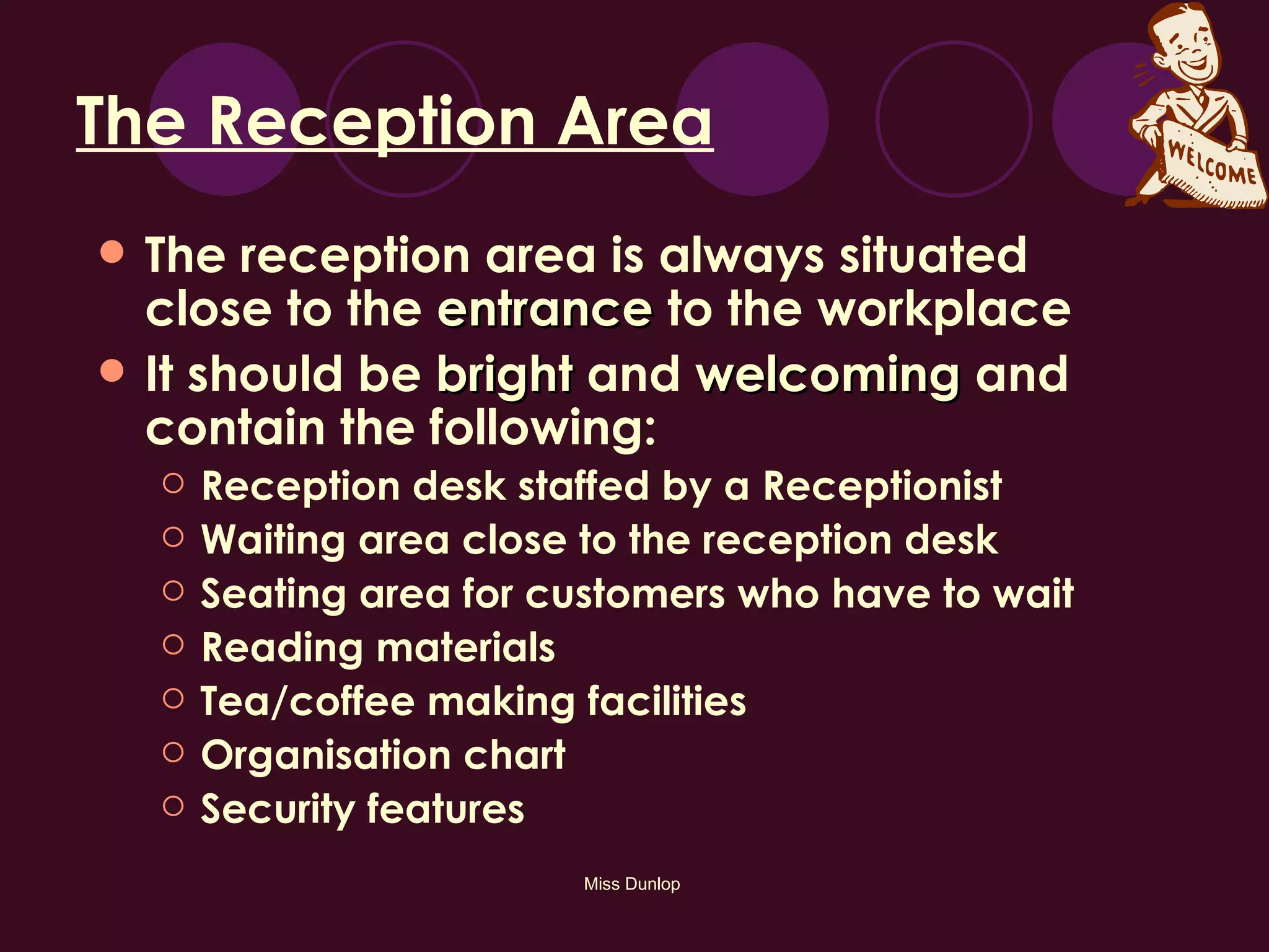 S3 Administration Reception | PPT