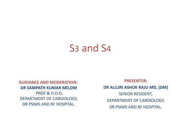 S3 and S4 Cardiology collection for students.pptx | Heart and ...