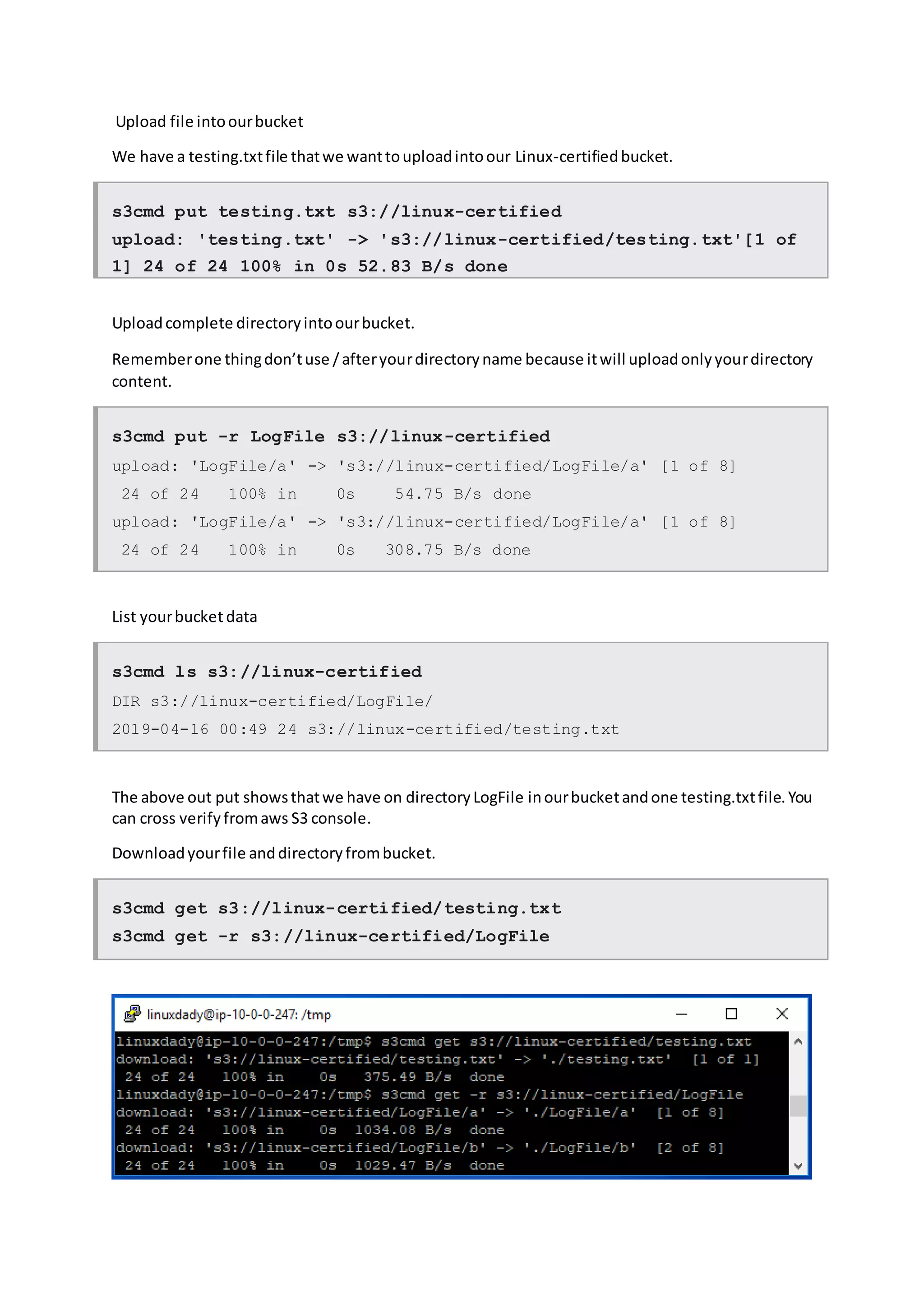 install s3cmd in Linux | PDF | Free Download install s3cmd in Linux | PDF | Free Download