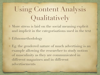 Content Analysis | PDF