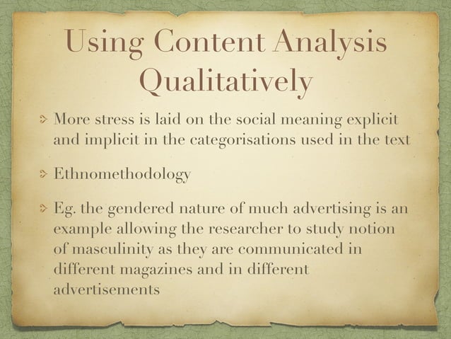 Content Analysis | PPT
