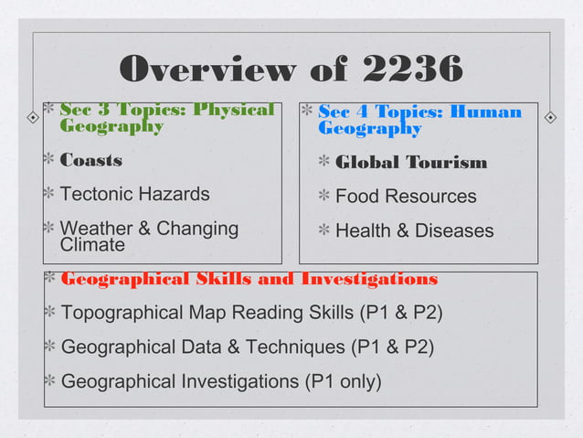S3 Geography 2013 | PPT