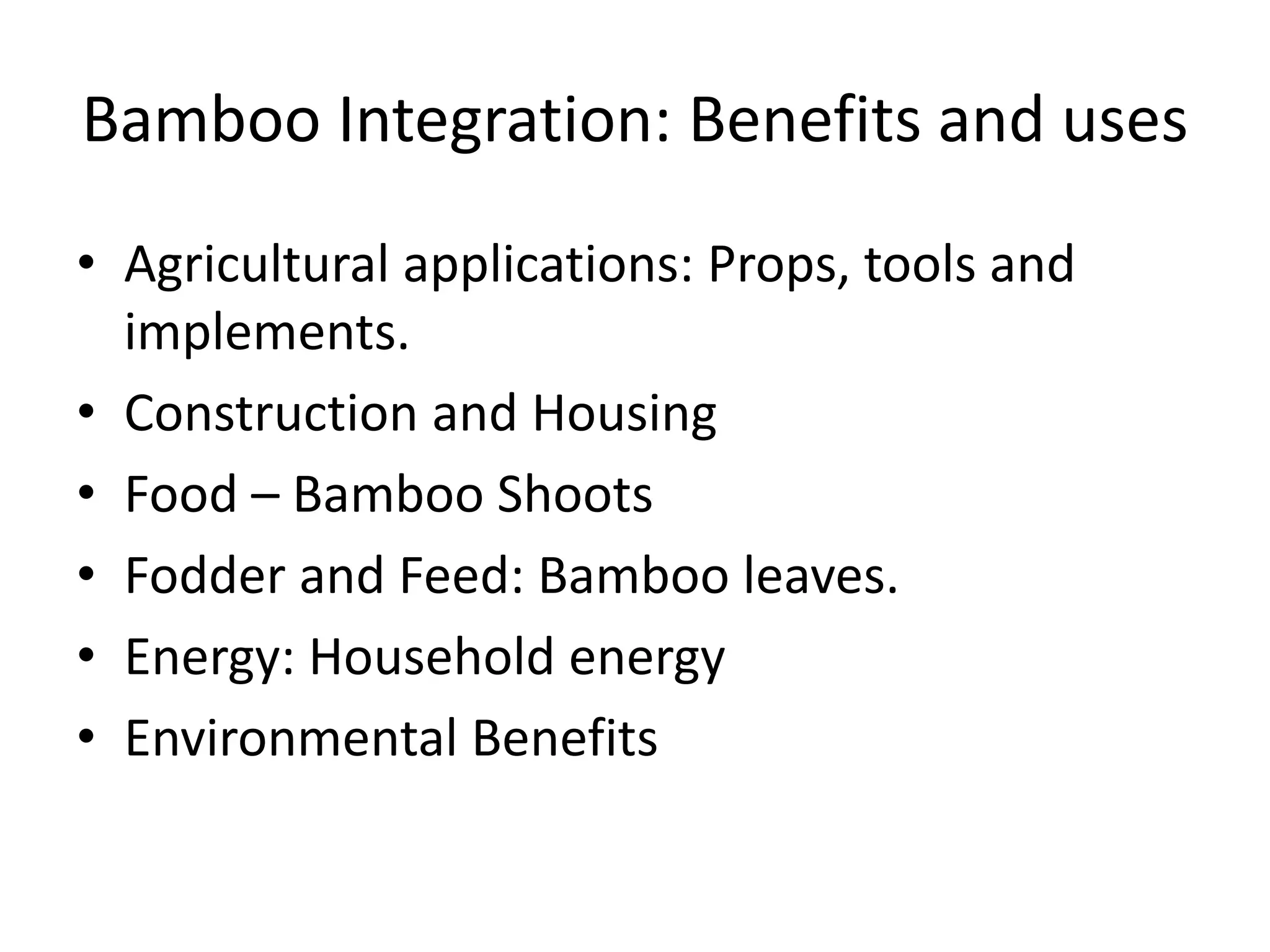 Bamboo Value-Chain Development: INBAR-led Bamboo livelihoods ...