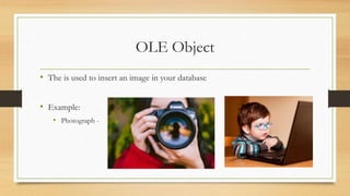 S3 Field Types | PPT