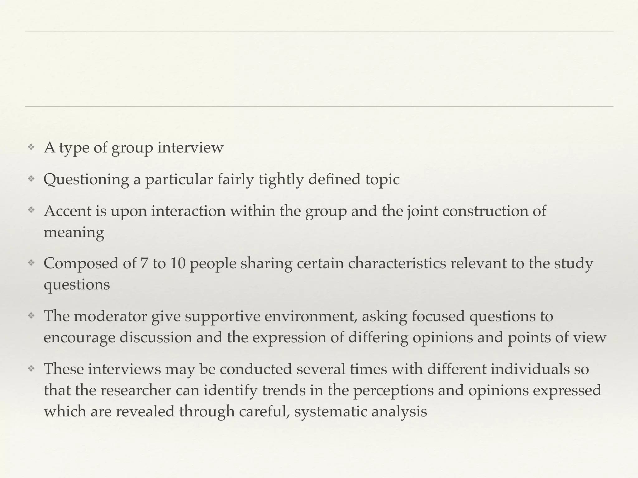 Focus Group Discussion | PPT