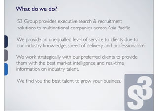 S3 Group Company Profile | PPT