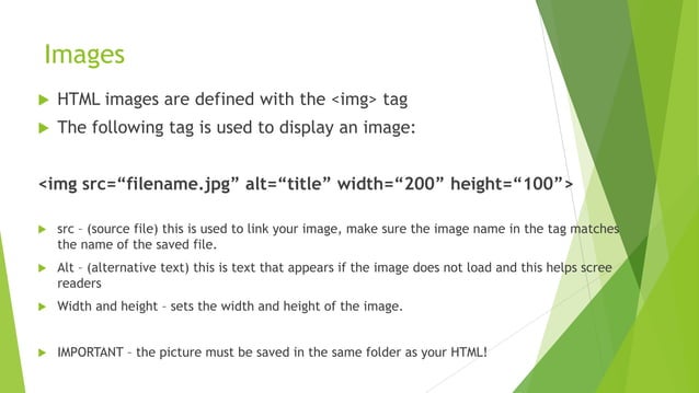 S3 HTML Hyperlinks and Images | PPT