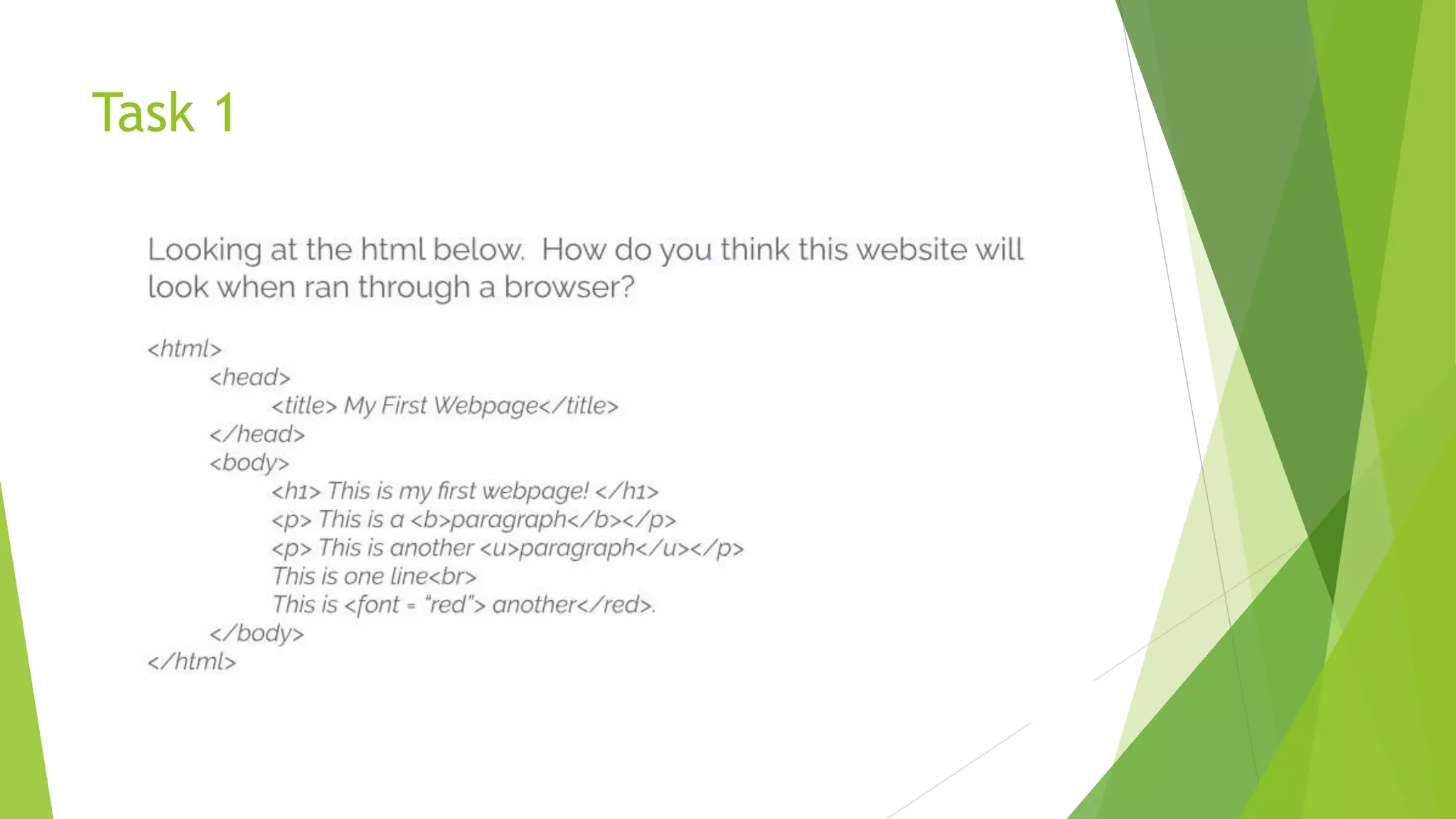 S3 Html Structure And Formatting Pptx Web Design And Html Internet