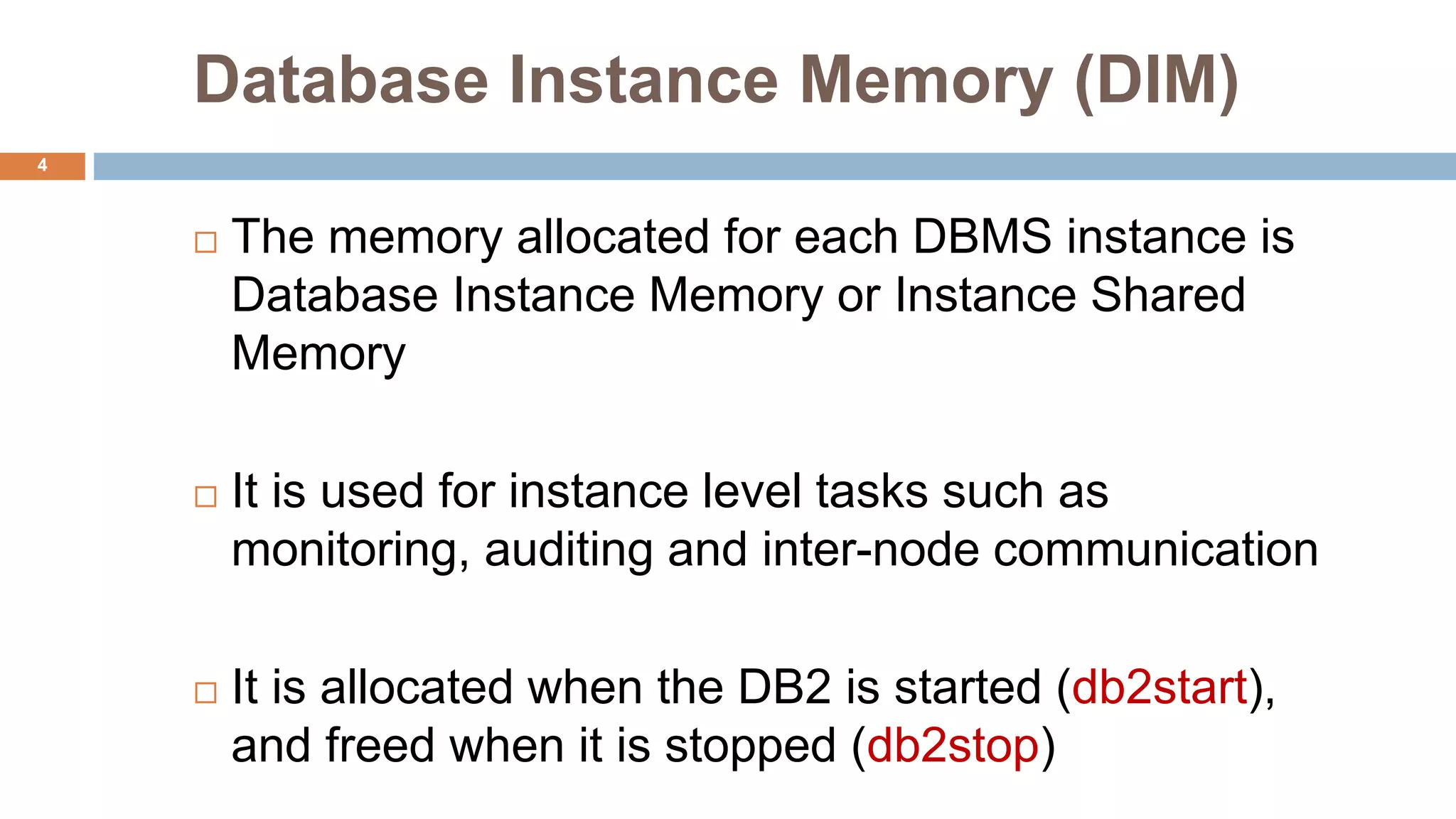 S3 l6 db2 - memory model | PPTX