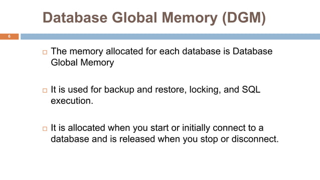 S3 l6 db2 - memory model | PPTX