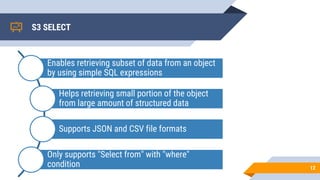 AWS S3 masterclass | PPTX