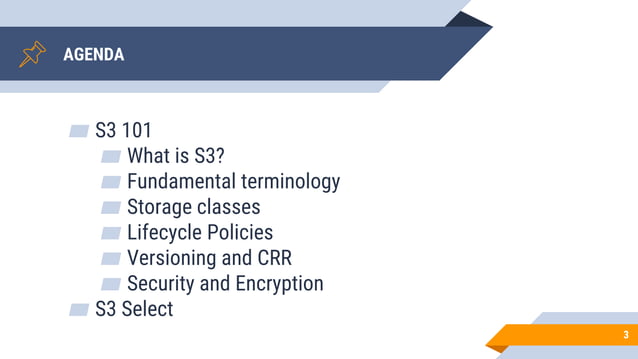 AWS S3 masterclass | PPTX