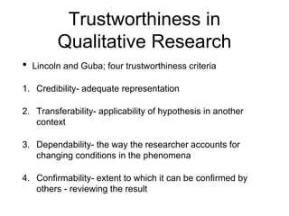 Methodological Challenges in Qualitative Research | PPTX
