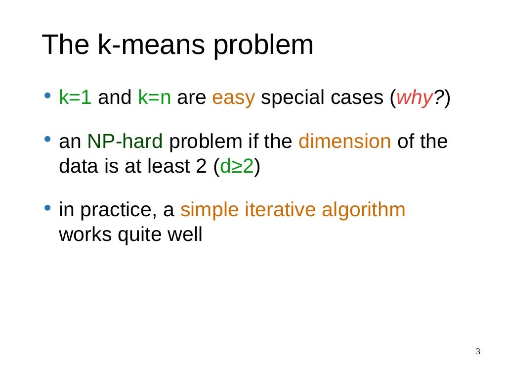 K Means Algorithm