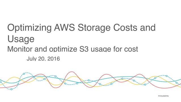 Optimizing AWS S3 storage costs and usage | PDF | Cloud Computing | Internet