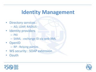 Identity Management Standardization in the cloud computing | PPTX | Cloud Computing | Internet