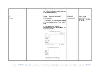 S3_SG_Supporting Classroom Teaching-Learning through Learning ...