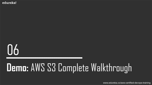 AWS S3 Tutorial For Beginners | Edureka | PDF