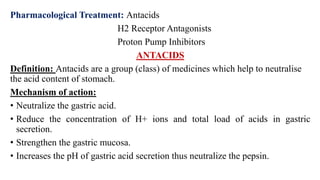 Pharmacology of Gastrointestinal Disorders | PPTX