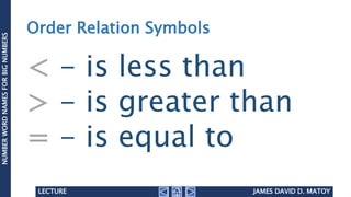 S 4. G3 NNS (WN - 10 000) - lecture 4. order relation symbols | PPT