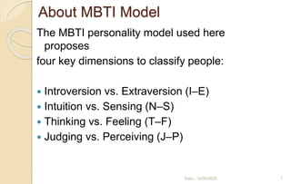 TEXT BASED PERSONALITY RESOLUTION USING MACHINE LEARNING MODELS | PPTX ...