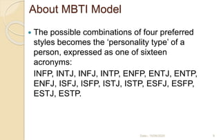 TEXT BASED PERSONALITY RESOLUTION USING MACHINE LEARNING MODELS | PPTX ...