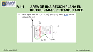 Area de regiones planas en coordenadas cartesianas | PDF