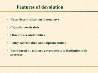 S4 dr. nuzhat ahmad - devolution | PPT