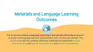 English materials for young learners | PPTX