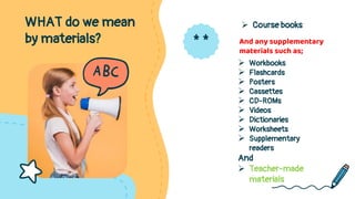 English materials for young learners | PPTX
